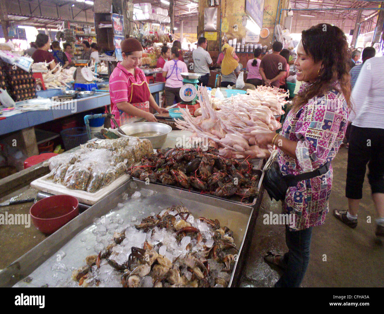 Takuapa New Town market. Phang-nga. Near Khao Lak. Thailand Stock Photo ...