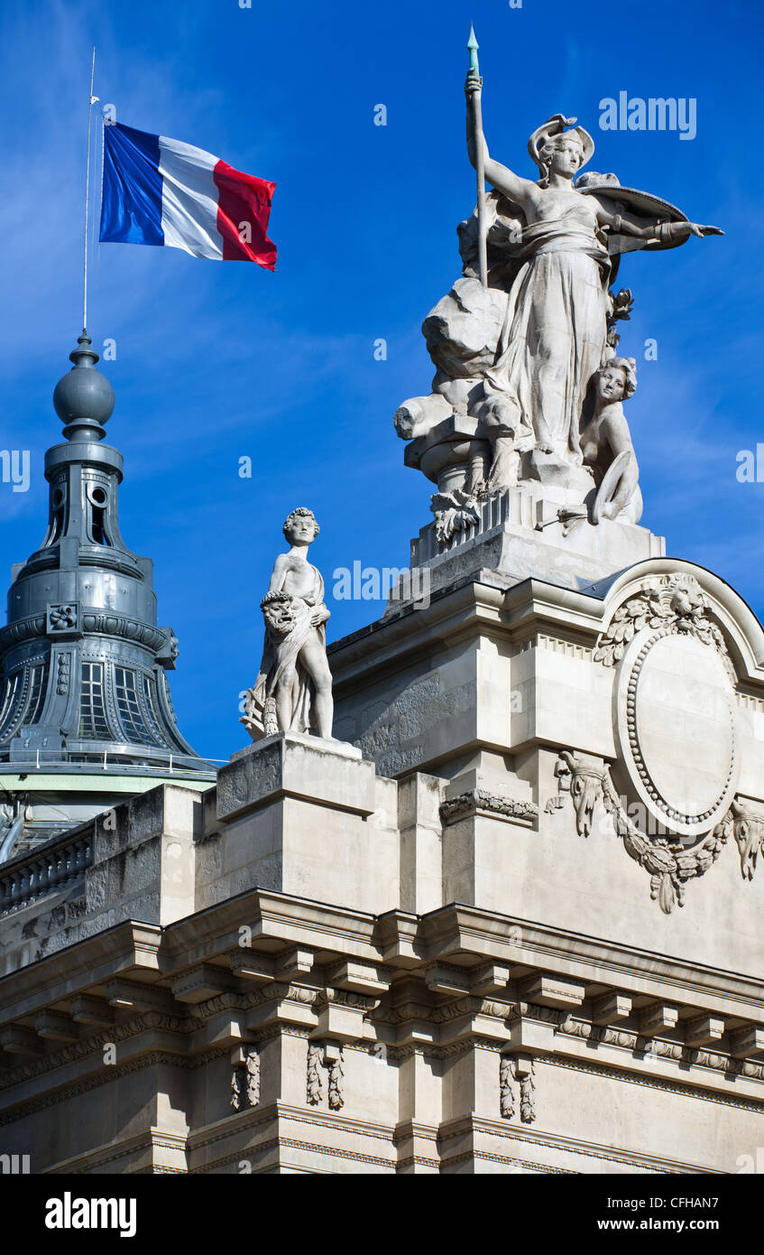 French Flags France Paris High Resolution Stock Photography and Images ...