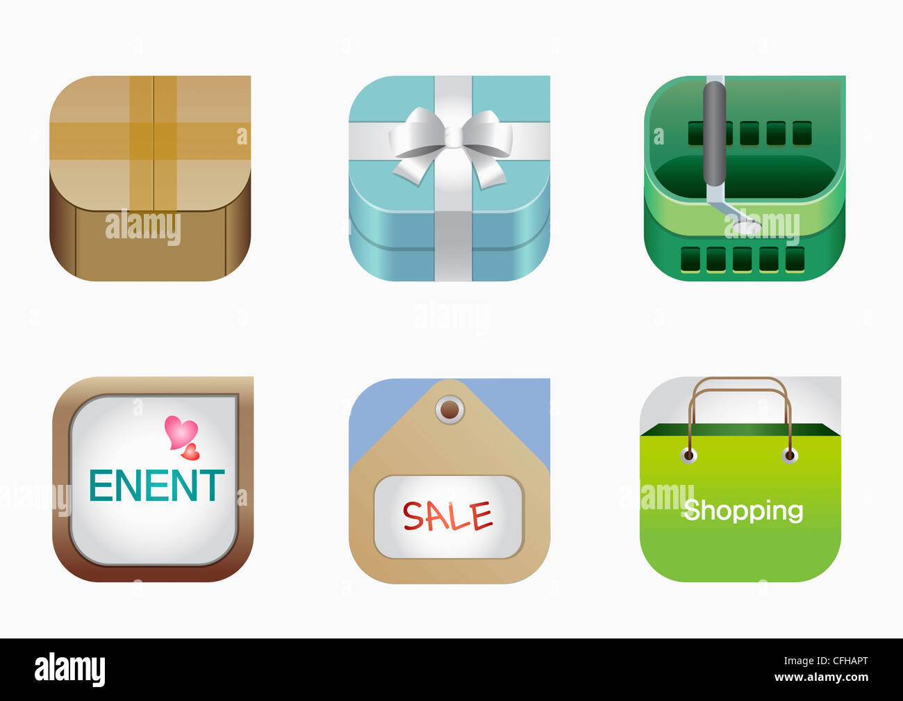 The icon for the shopping Stock Photo - Alamy