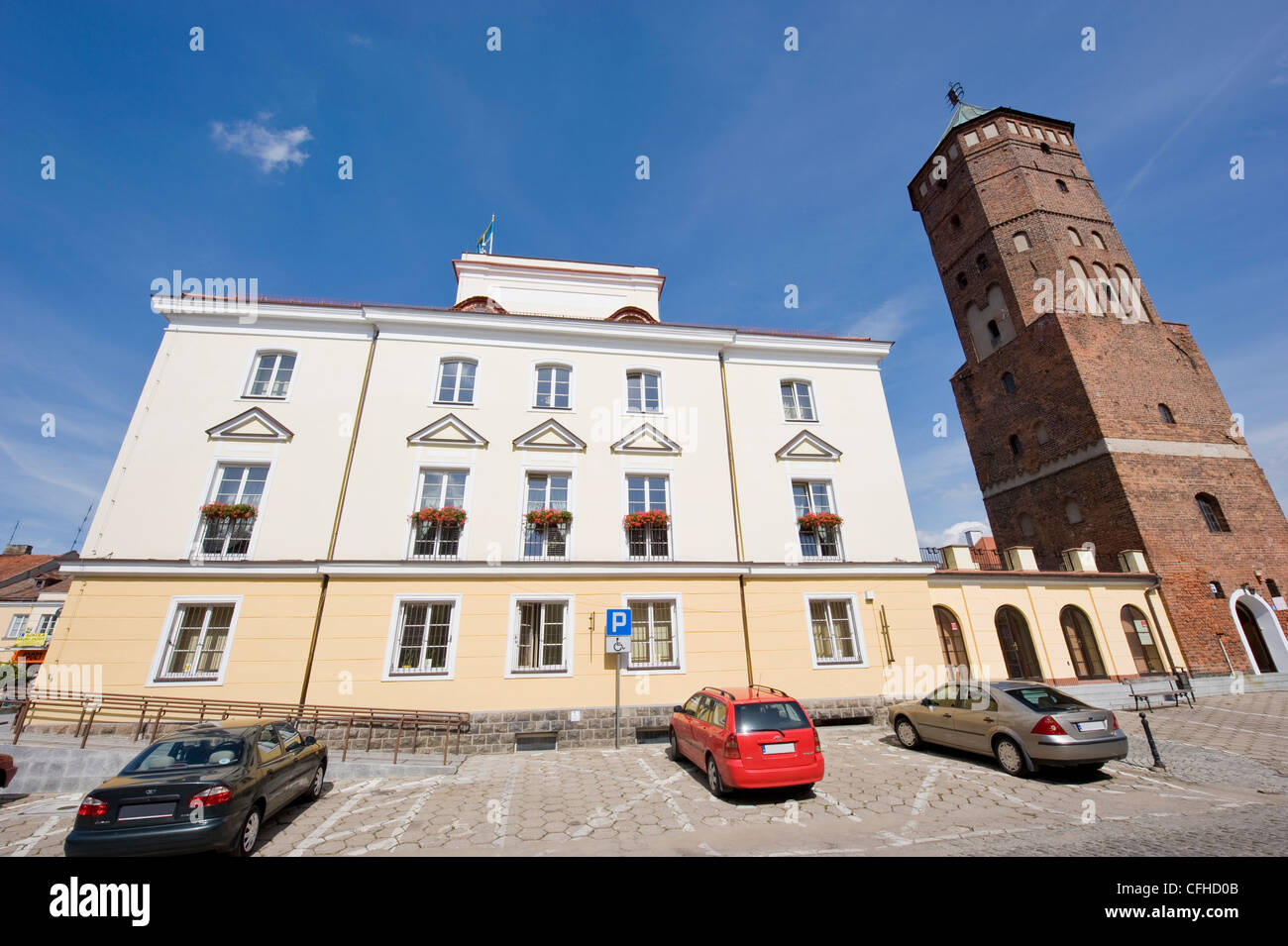 Pultusk - a historical town in Central Poland Stock Photo - Alamy