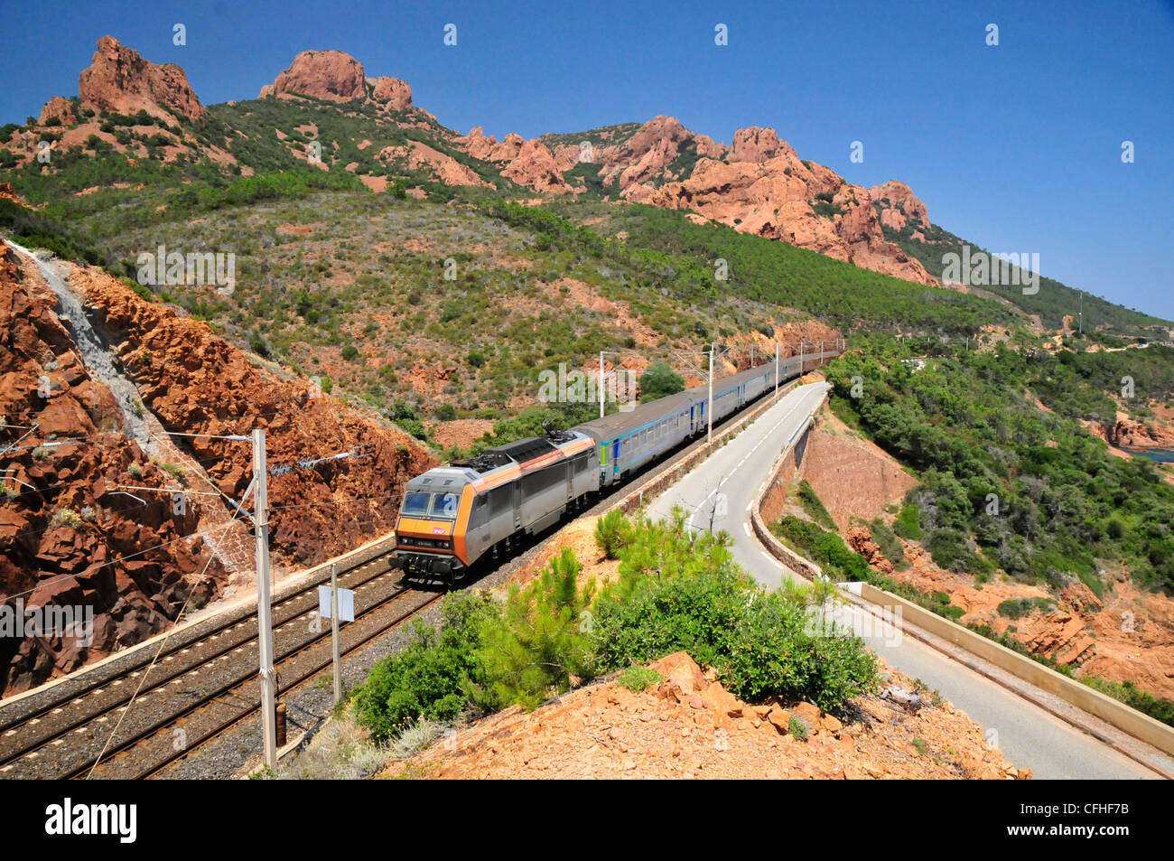 Sncf freight train hi-res stock photography and images - Alamy