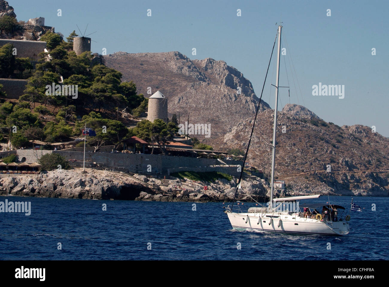 Hydra windmill hydra greece hi-res stock photography and images - Alamy
