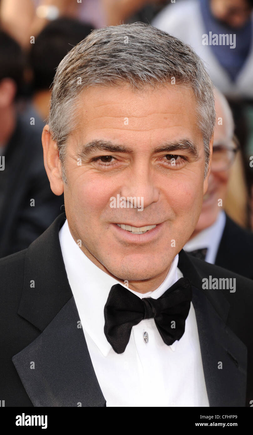 GEORGE CLOONEY US film actor in February 2012. Photo Jeffrey Mayer ...