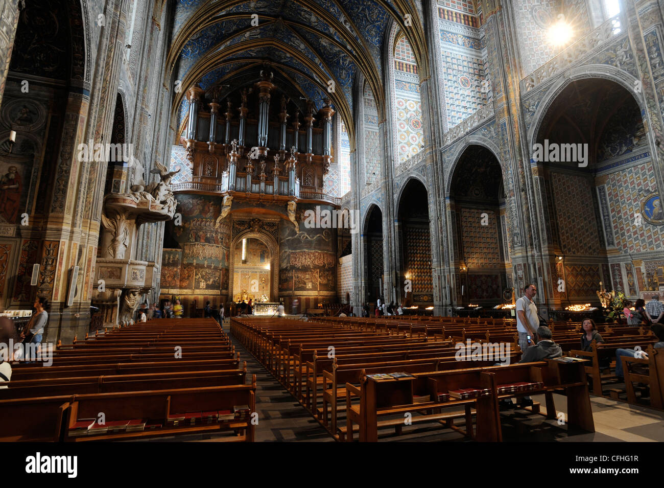 Albi (81): Albi Cathedral or Cathedral of Saint Cecilia Stock Photo - Alamy