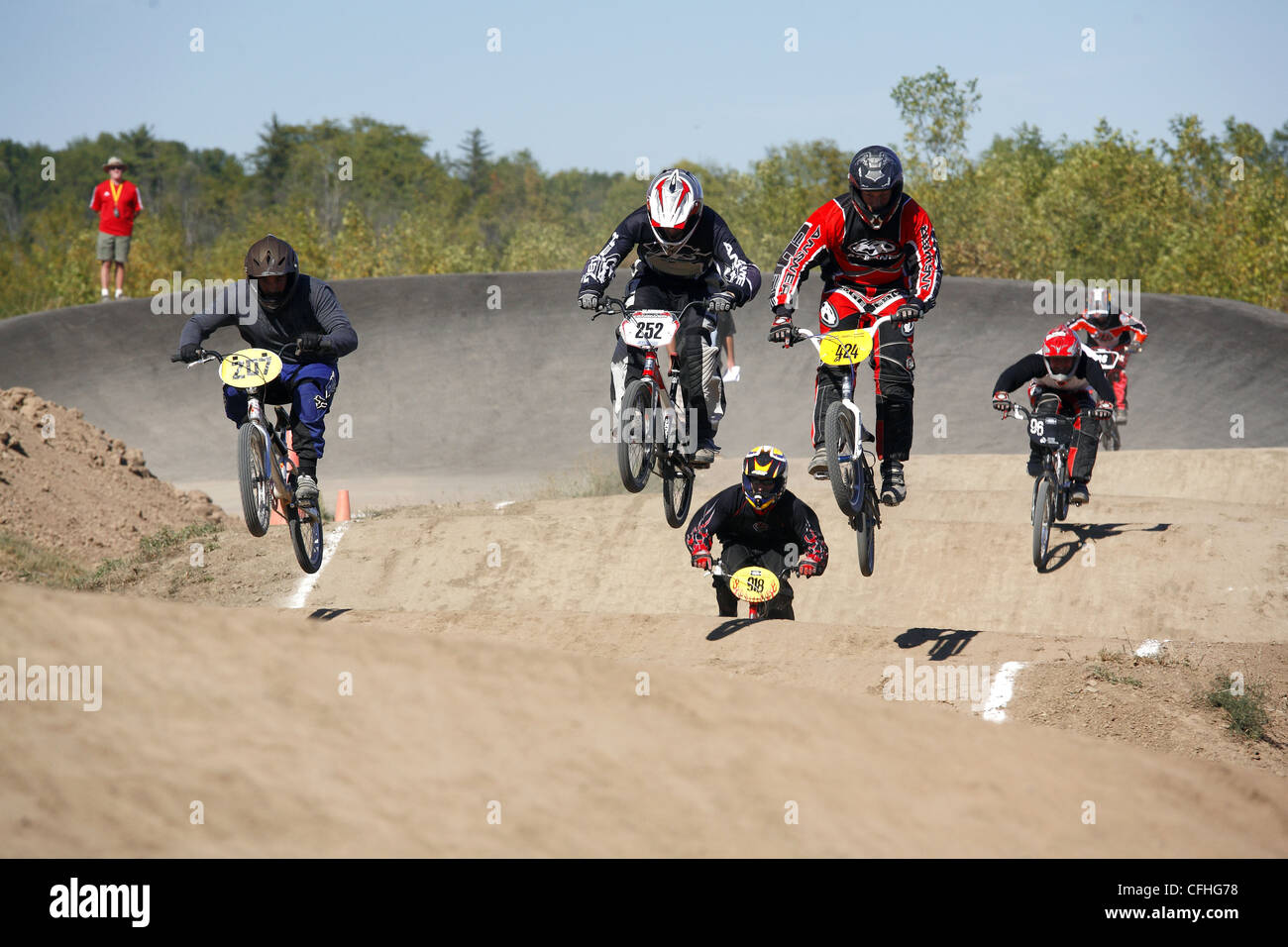 Bmx race crash hi-res stock photography and images - Alamy