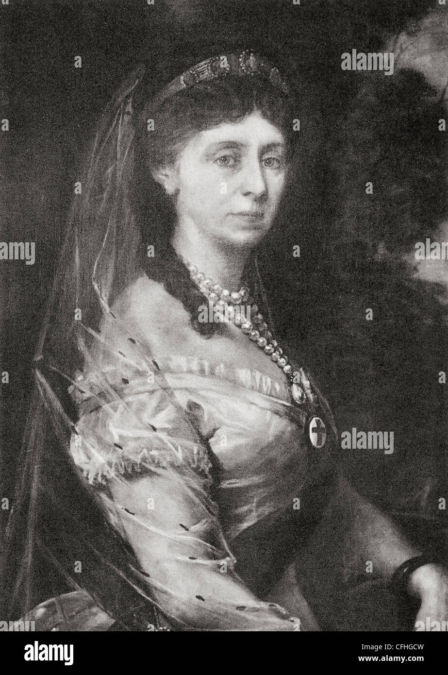 Augusta of Saxe-Weimar-Eisenach, 1811 – 1890. Queen of Prussia, first ...