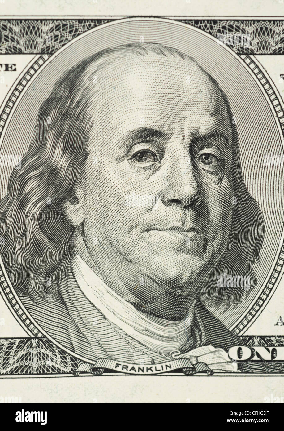 Close up view of dollar banknote Stock Photo - Alamy