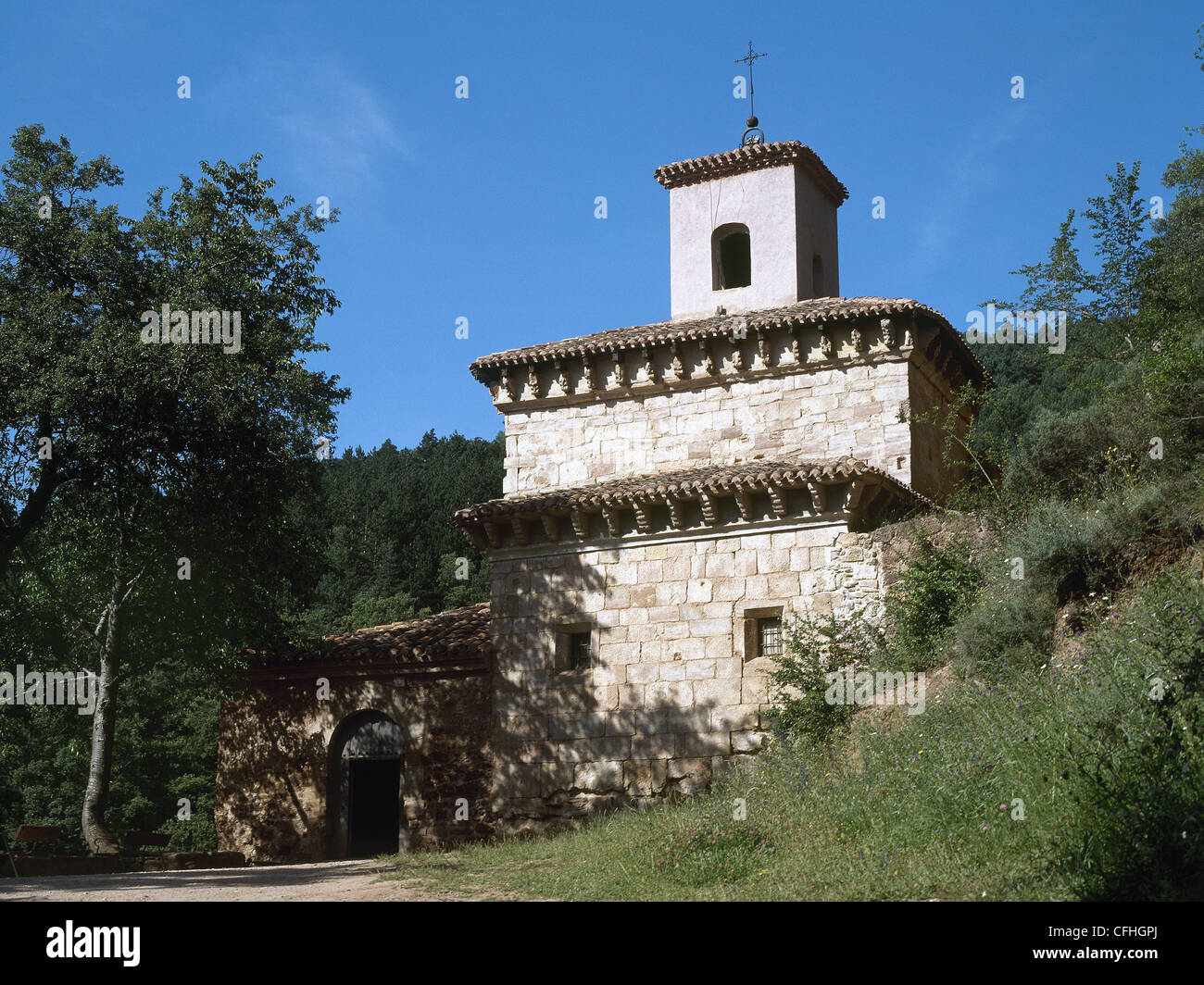 Spain. La Rioja. San Millan de la Cogolla. Monastery of San Millan de ...