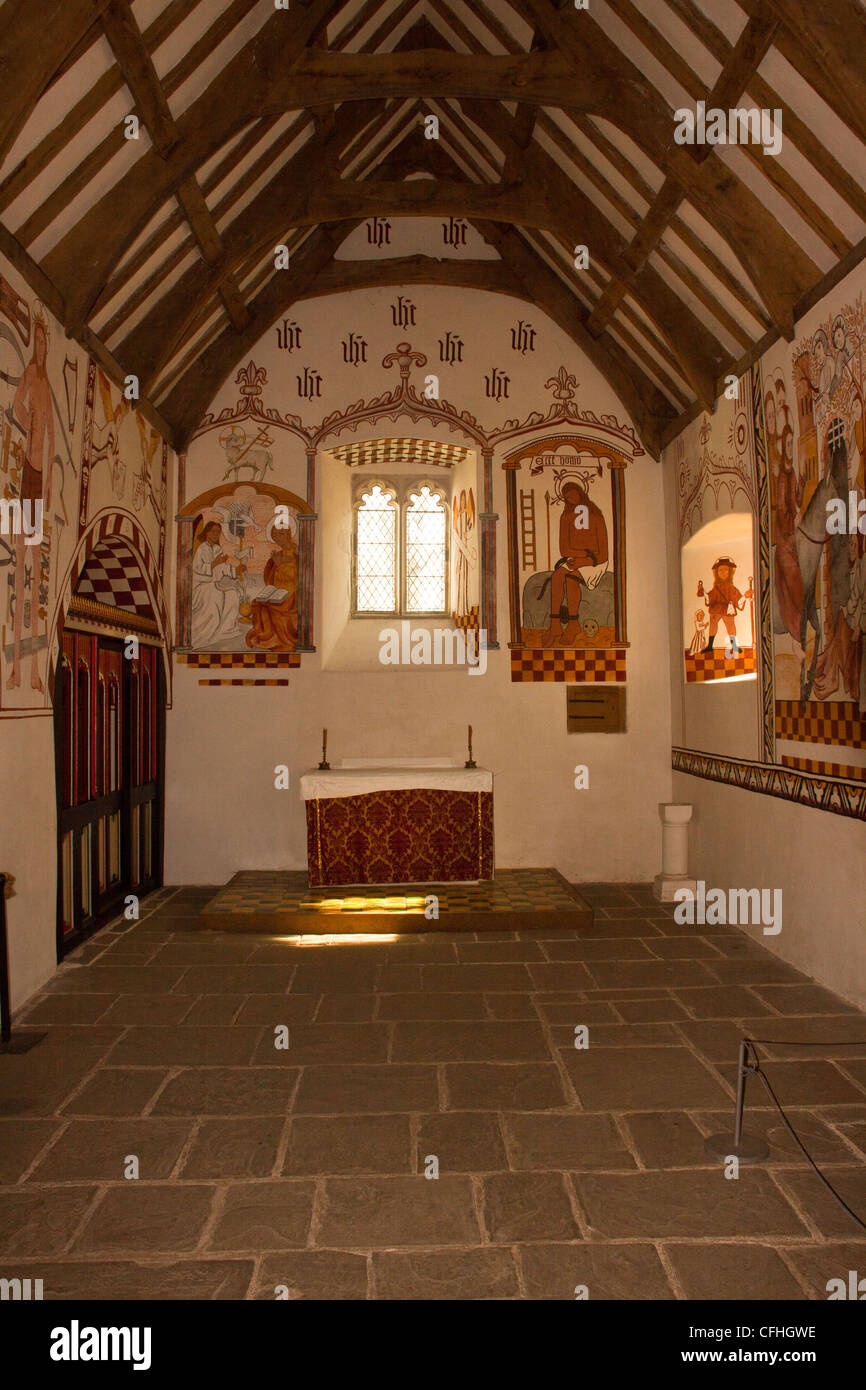 St Teilo's church built around 1100ad with 500yr old wall paintings ...