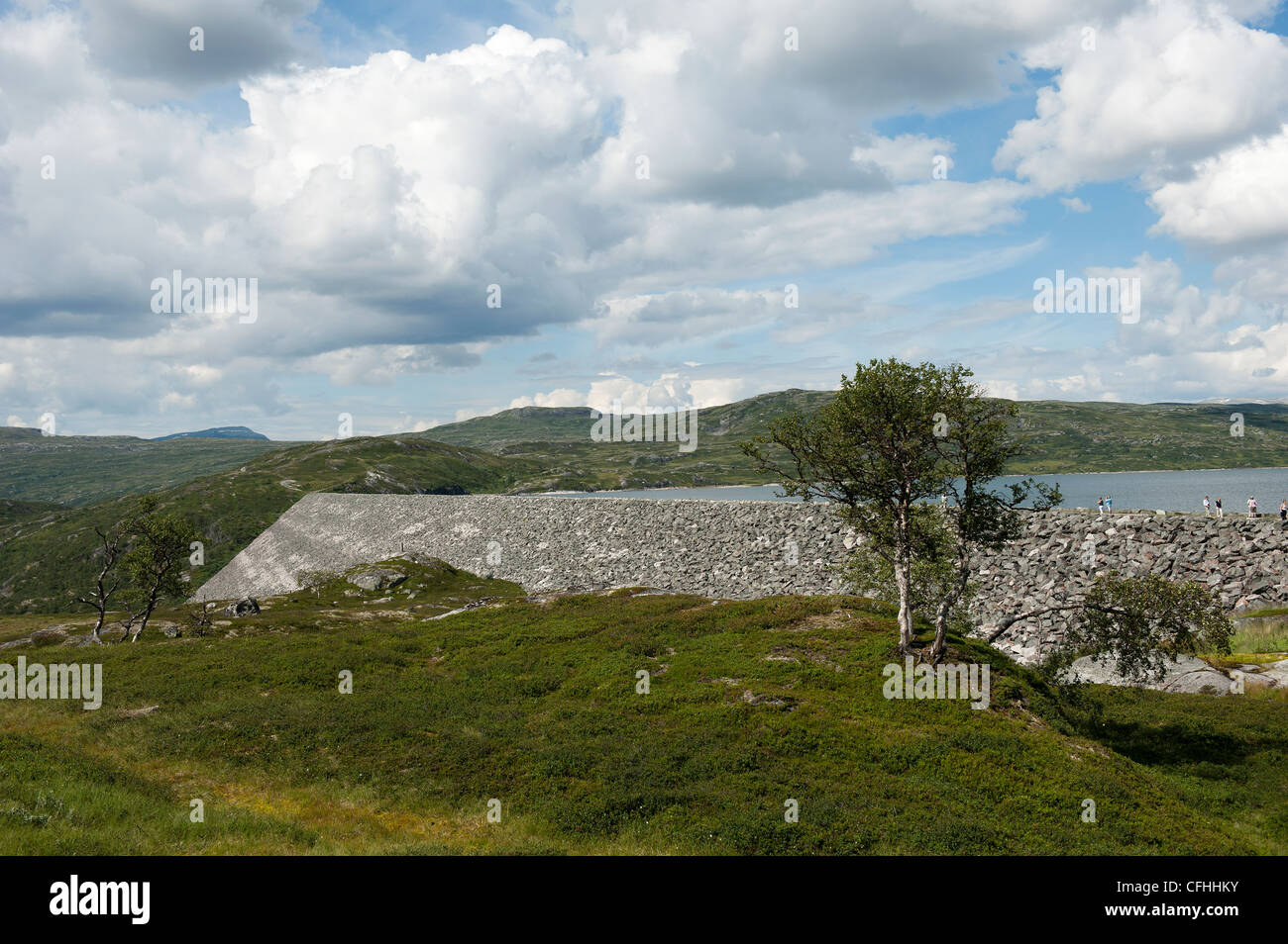 Sysen Dam, Norway Stock Photo - Alamy
