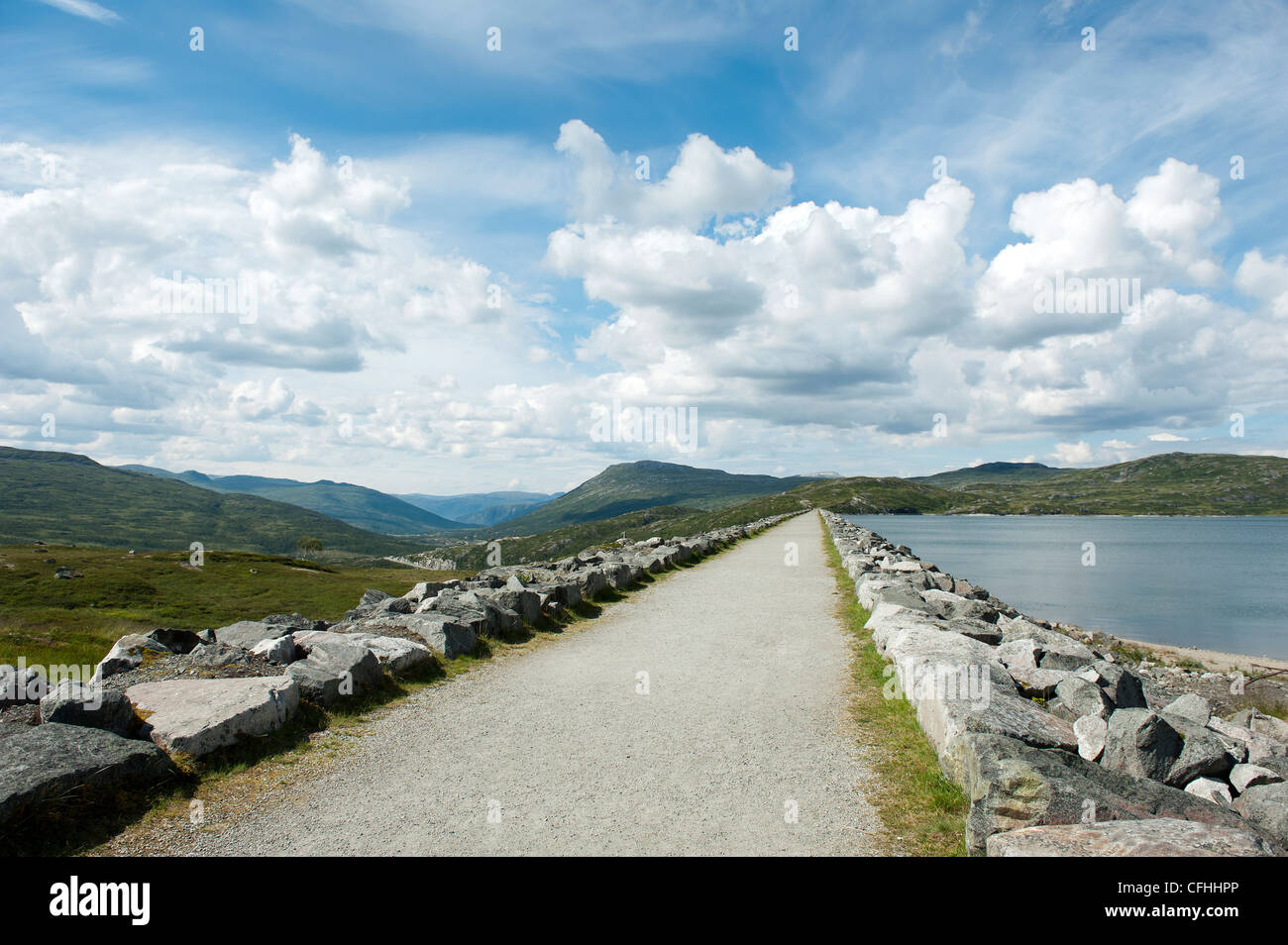 Sysen Dam, Norway Stock Photo - Alamy