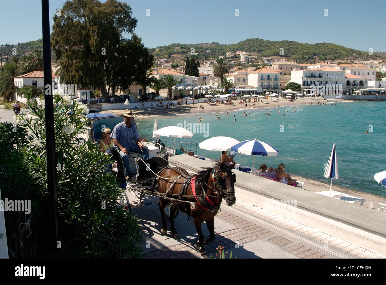 Horse drawn carriage spetses hi-res stock photography and images - Alamy