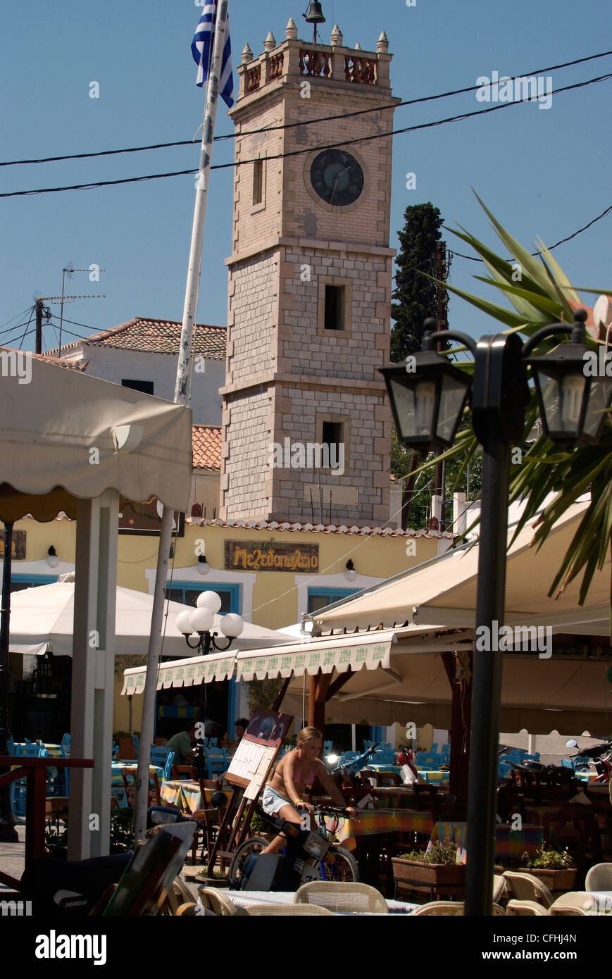 Spetses greece restaurant hi-res stock photography and images - Alamy