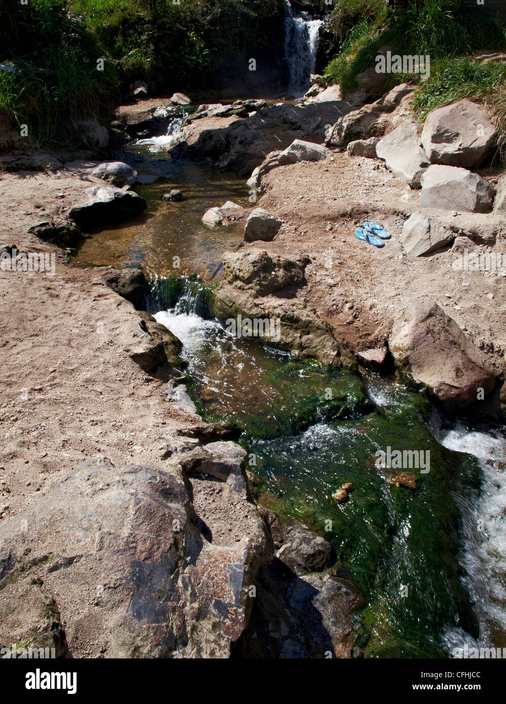 Natural hot spring at spa thermal park Taupo new Zealand Stock Photo ...