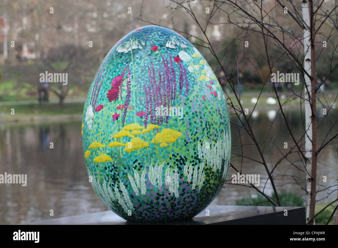 Big Easter Egg Stock Photo - Alamy