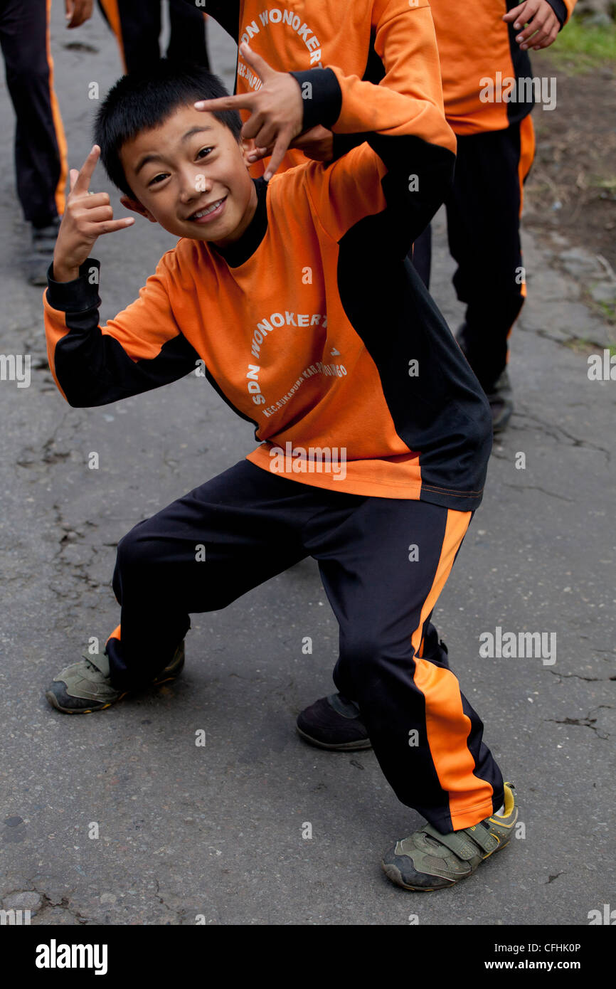 Boy smiling, Java, Bali, Indonesia, Pacific Ocean, South Asia Stock ...