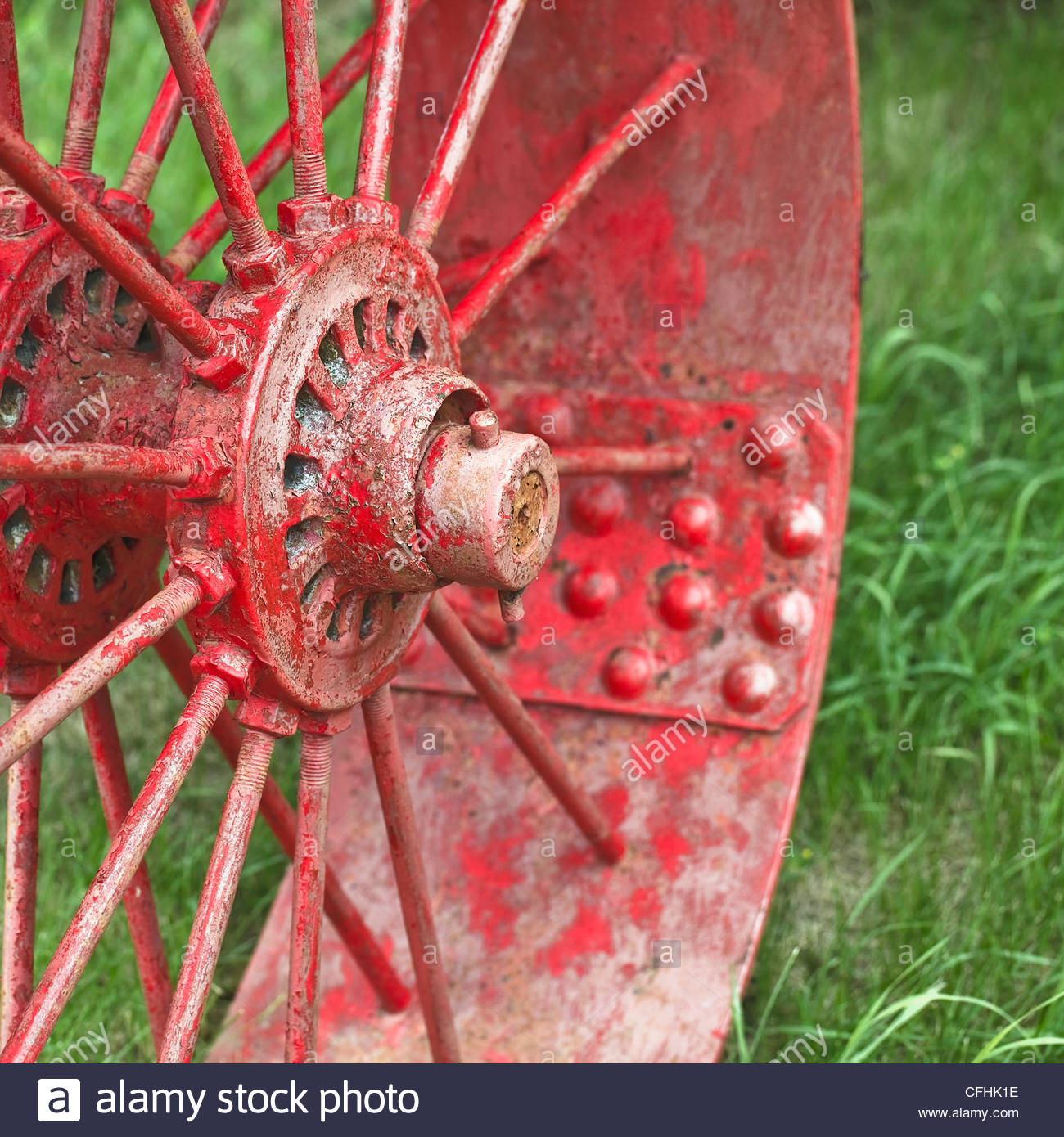 Wheel Threshing Machine Stock Photos & Wheel Threshing Machine Stock ...