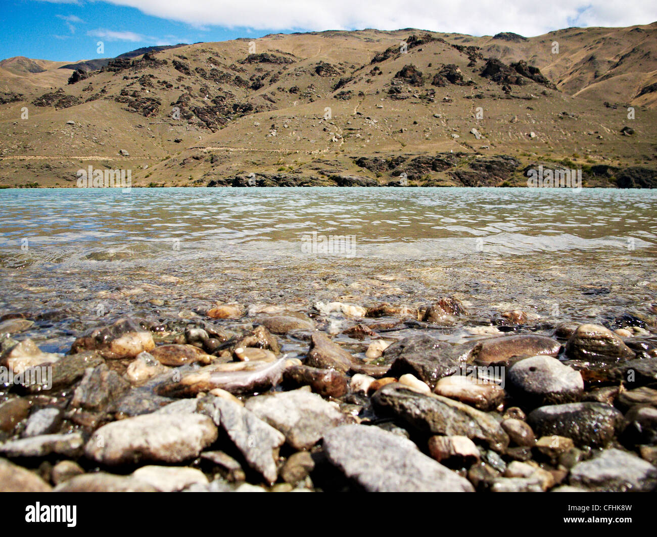 a river scene looking across towards the hills Stock Photo - Alamy