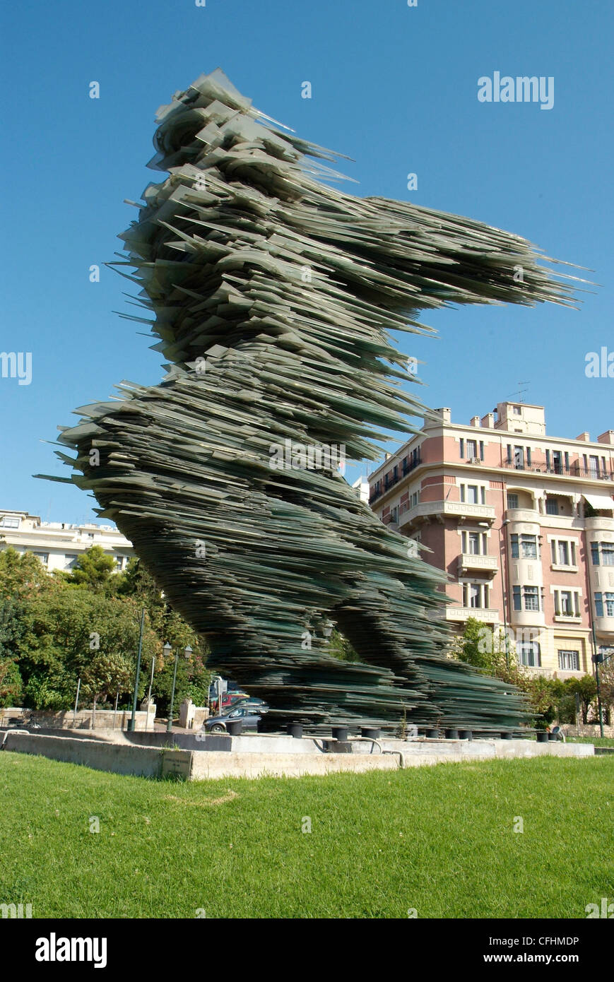 GREECE Athens - art - glass figure Stock Photo - Alamy