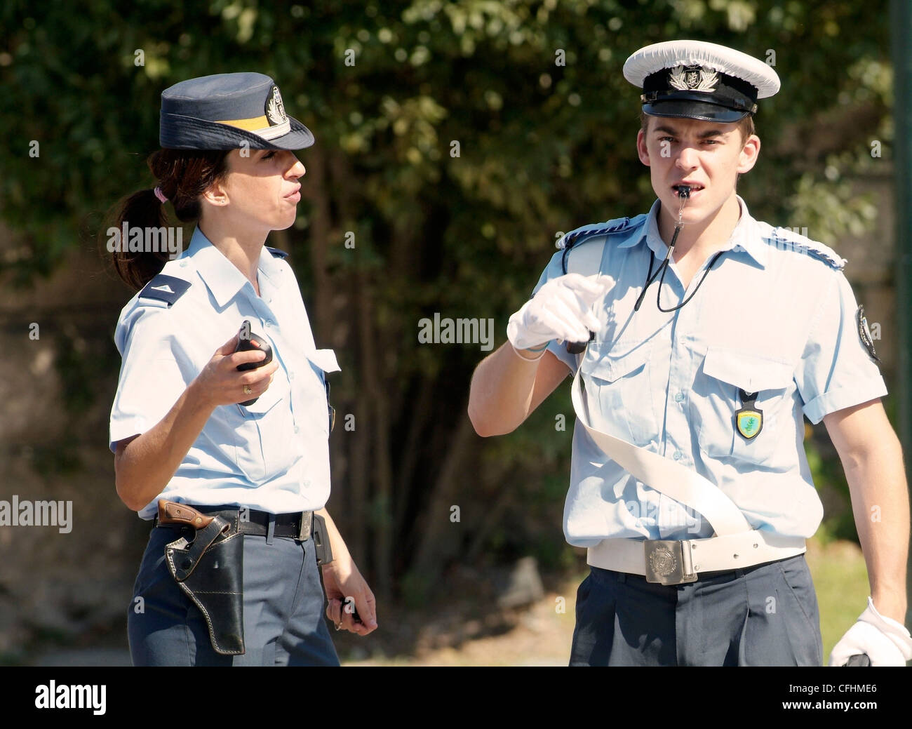 Female Male Cops High Resolution Stock Photography and Images - Alamy