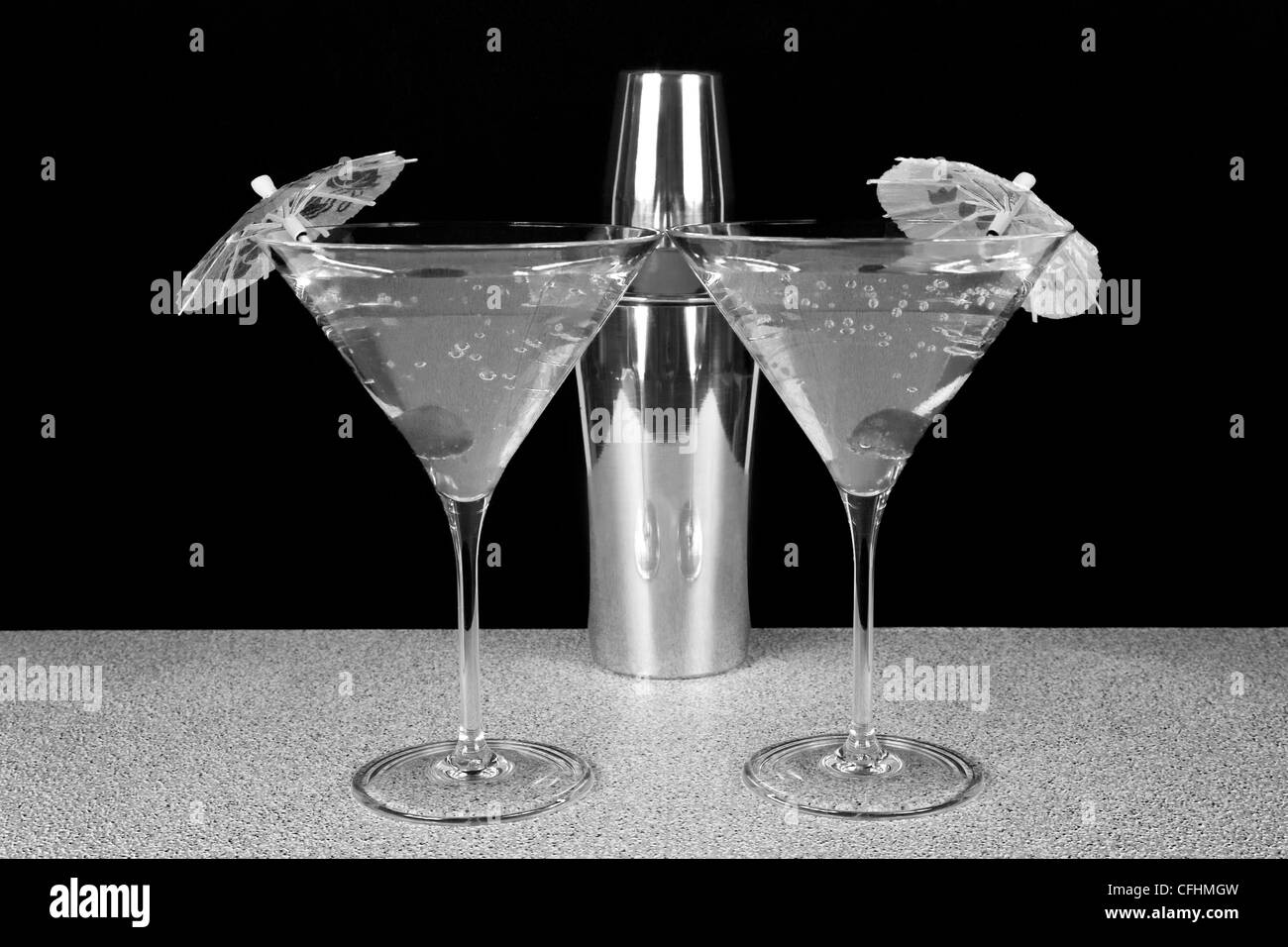 Cocktails for two Stock Photo - Alamy
