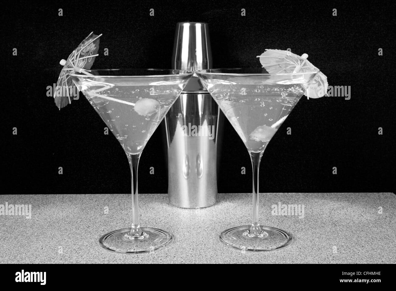 cocktails for two Stock Photo - Alamy