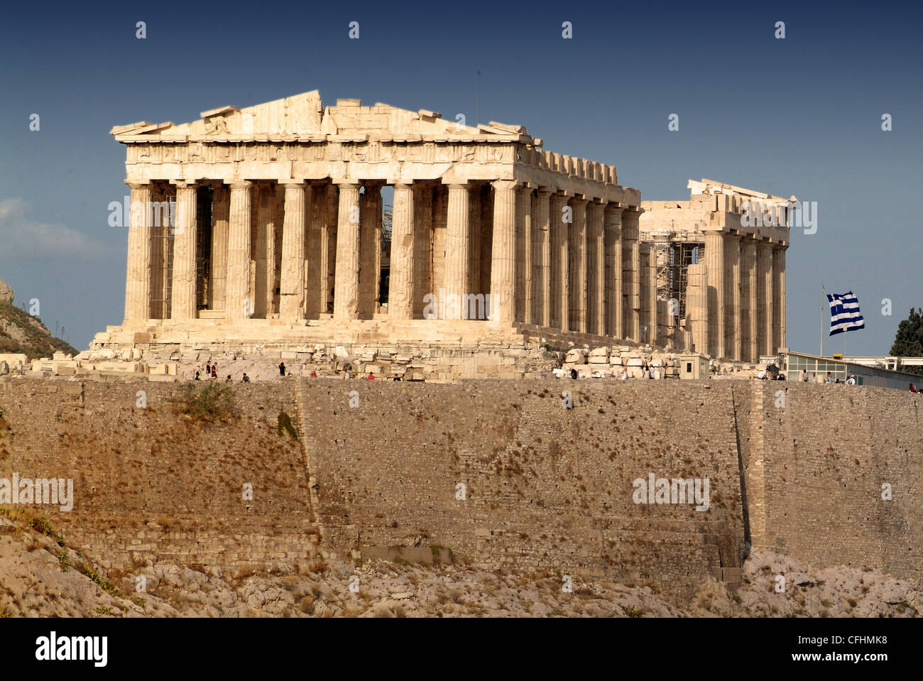 GREECE Athens Filopappou Hill View to the Acropolis Stock Photo - Alamy