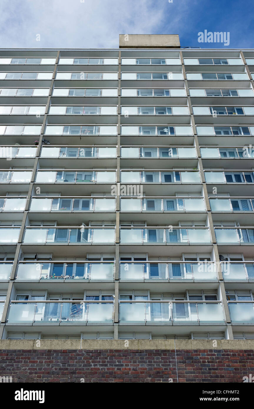 Block of flats or apartments Stock Photo - Alamy