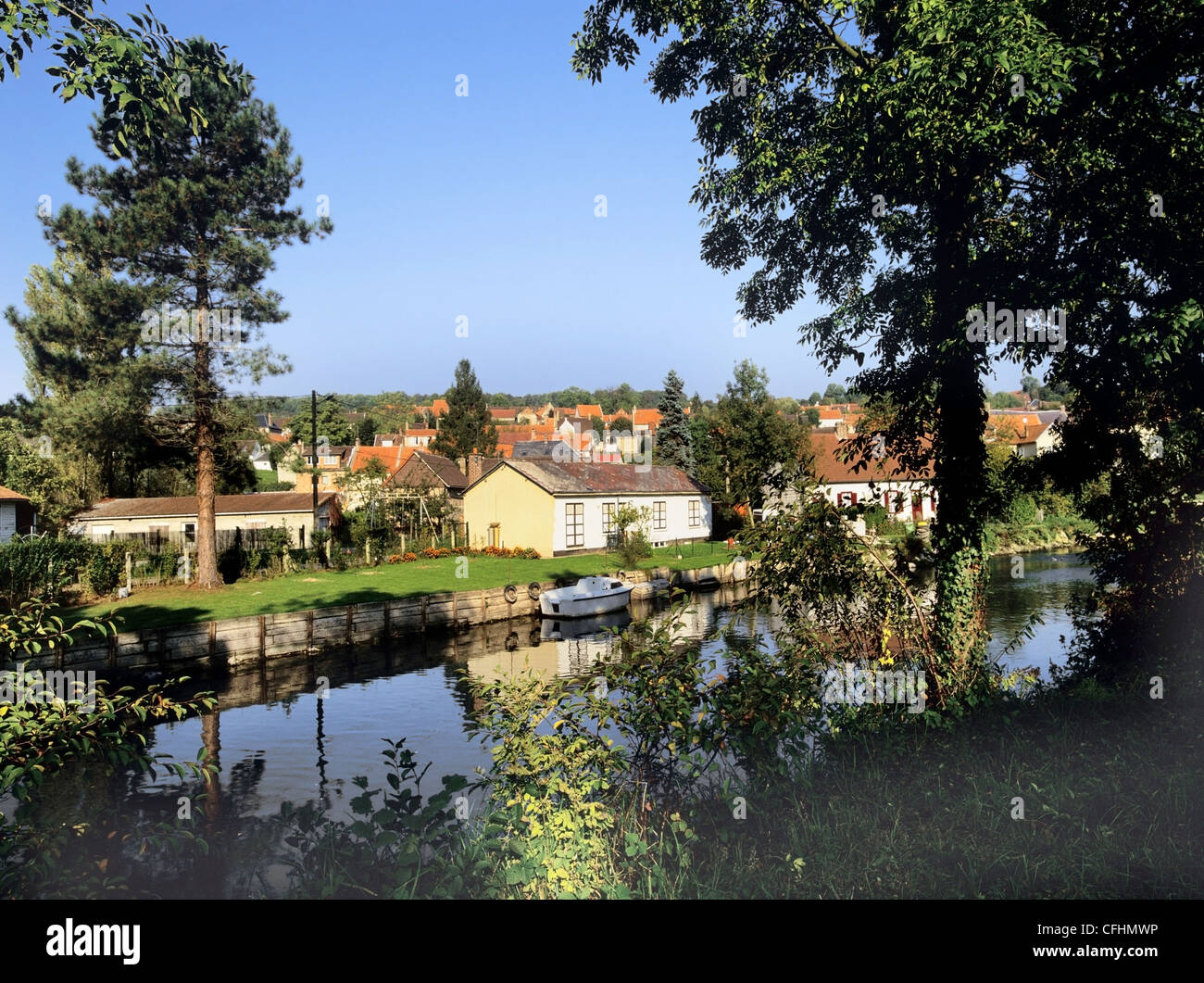 river somme valley france picardy Stock Photo - Alamy
