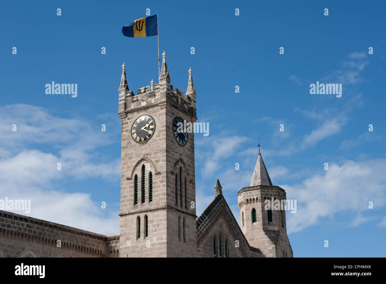 Parliament buildings in Bridgetown, Barbados, The Caribbean Stock Photo ...