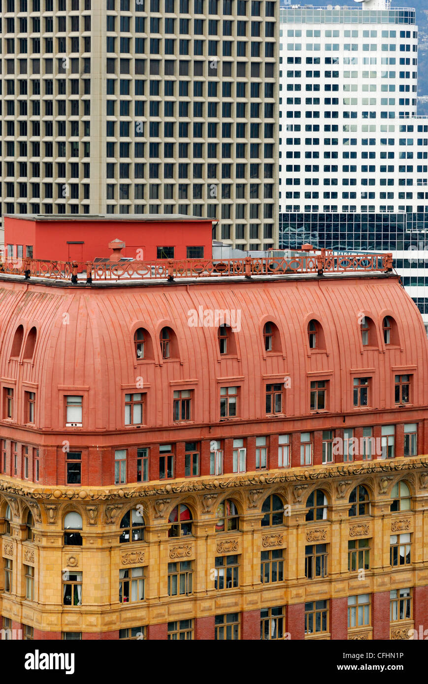 Dominion building with modern buildings in the background Stock Photo ...