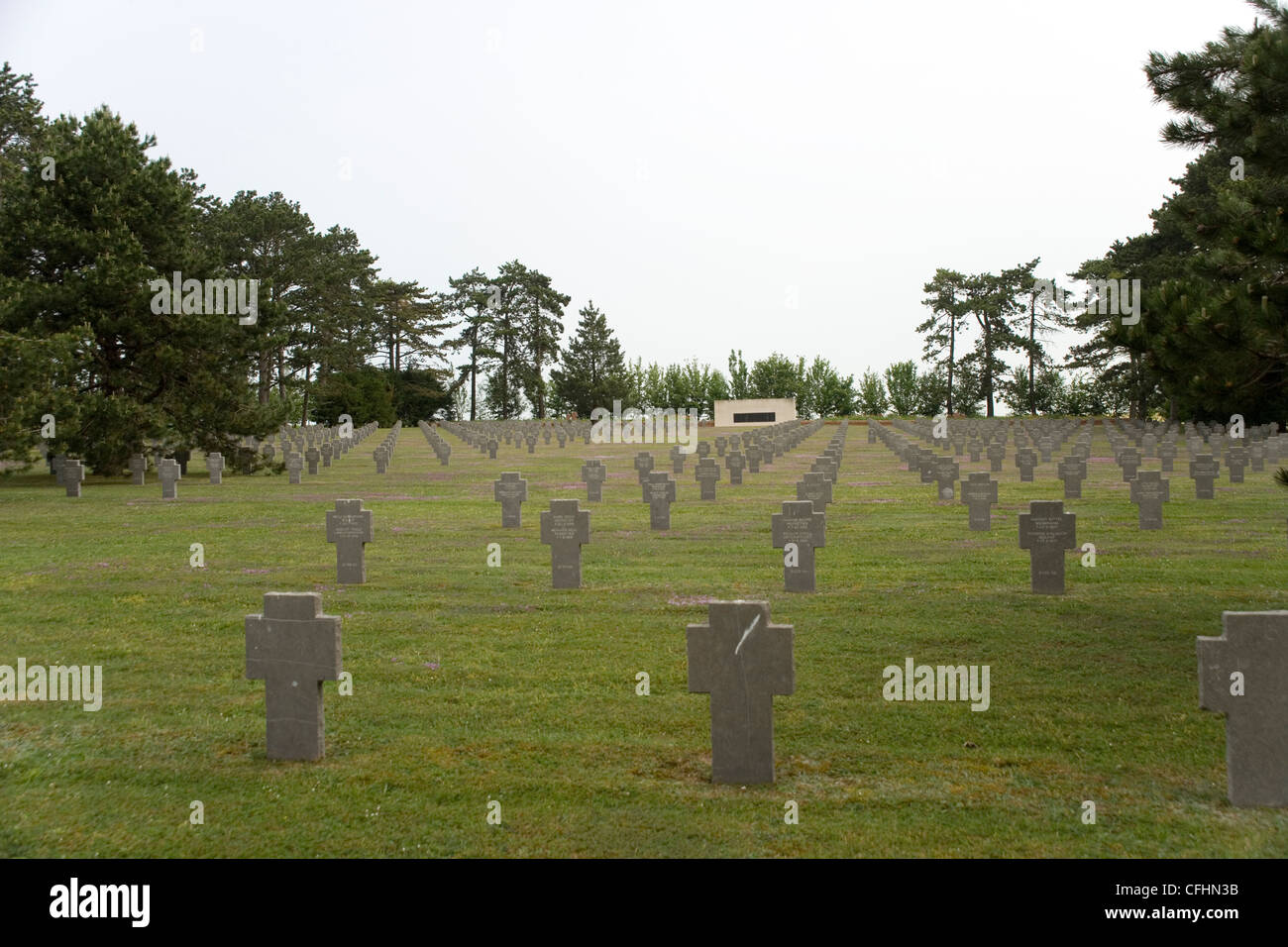 German First World War cemetery at Prosnes in Champagne, France Stock ...