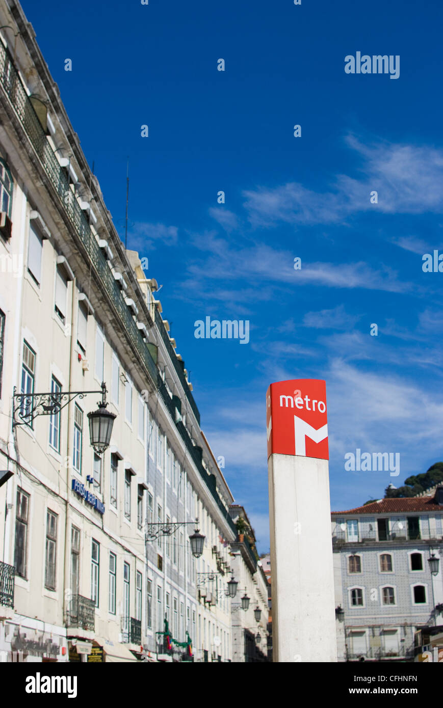 Lisbon metro station rossio hi-res stock photography and images - Alamy