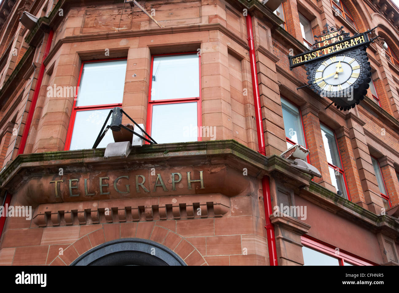 belfast telegraph newspaper old offices northern ireland uk Stock Photo ...