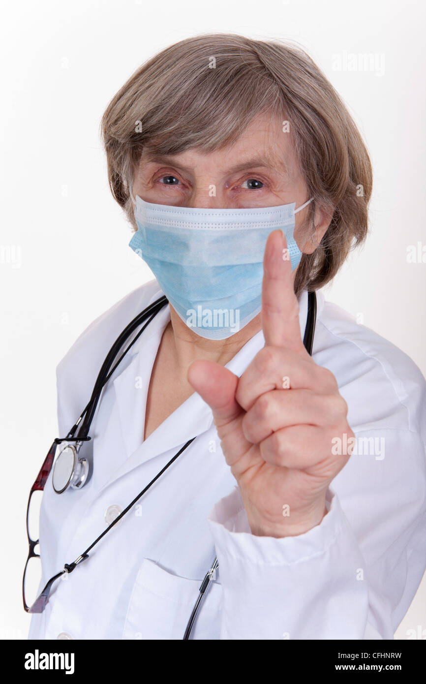Doctor warning hi-res stock photography and images - Alamy
