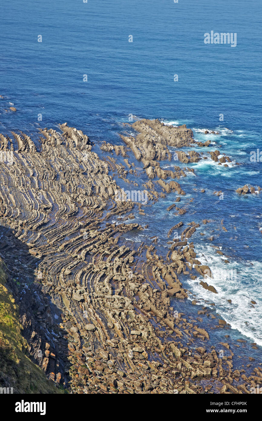 A flysch at Basque Country Stock Photo - Alamy