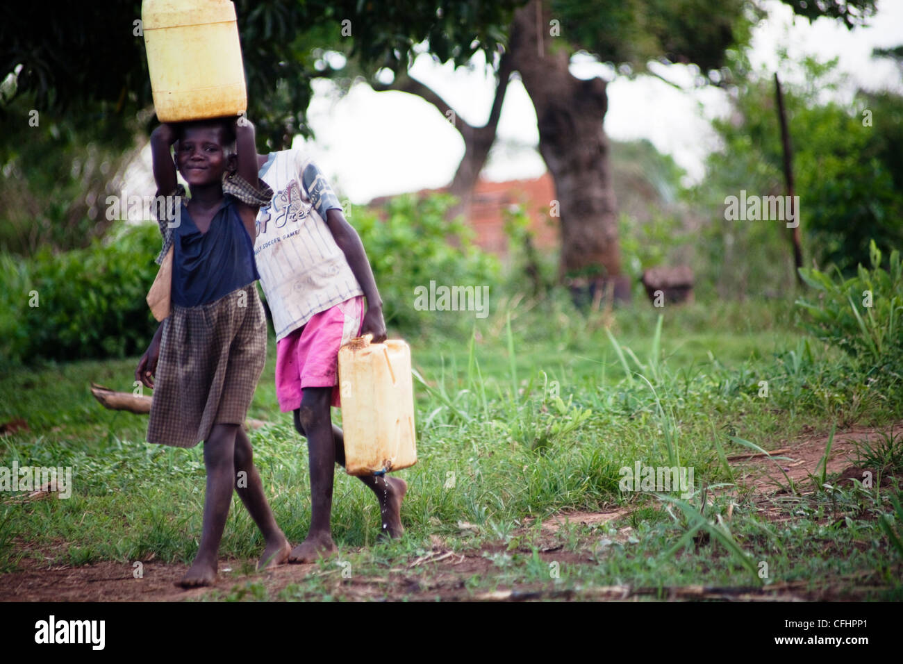 Fetching water buckets hi-res stock photography and images - Alamy