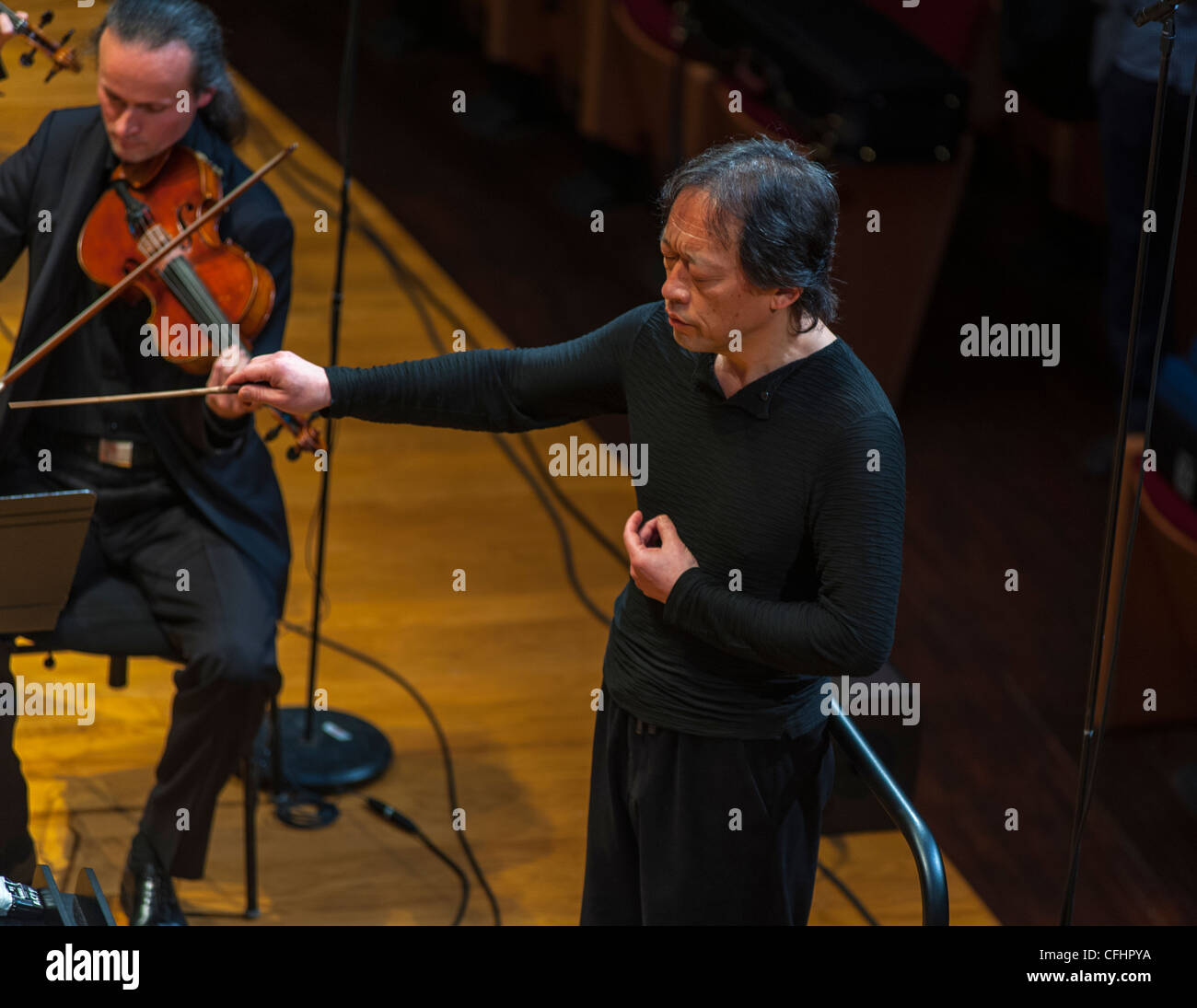 Paris, France, North Korean Symphony Orchestra "the Unhasu Orchestra ...