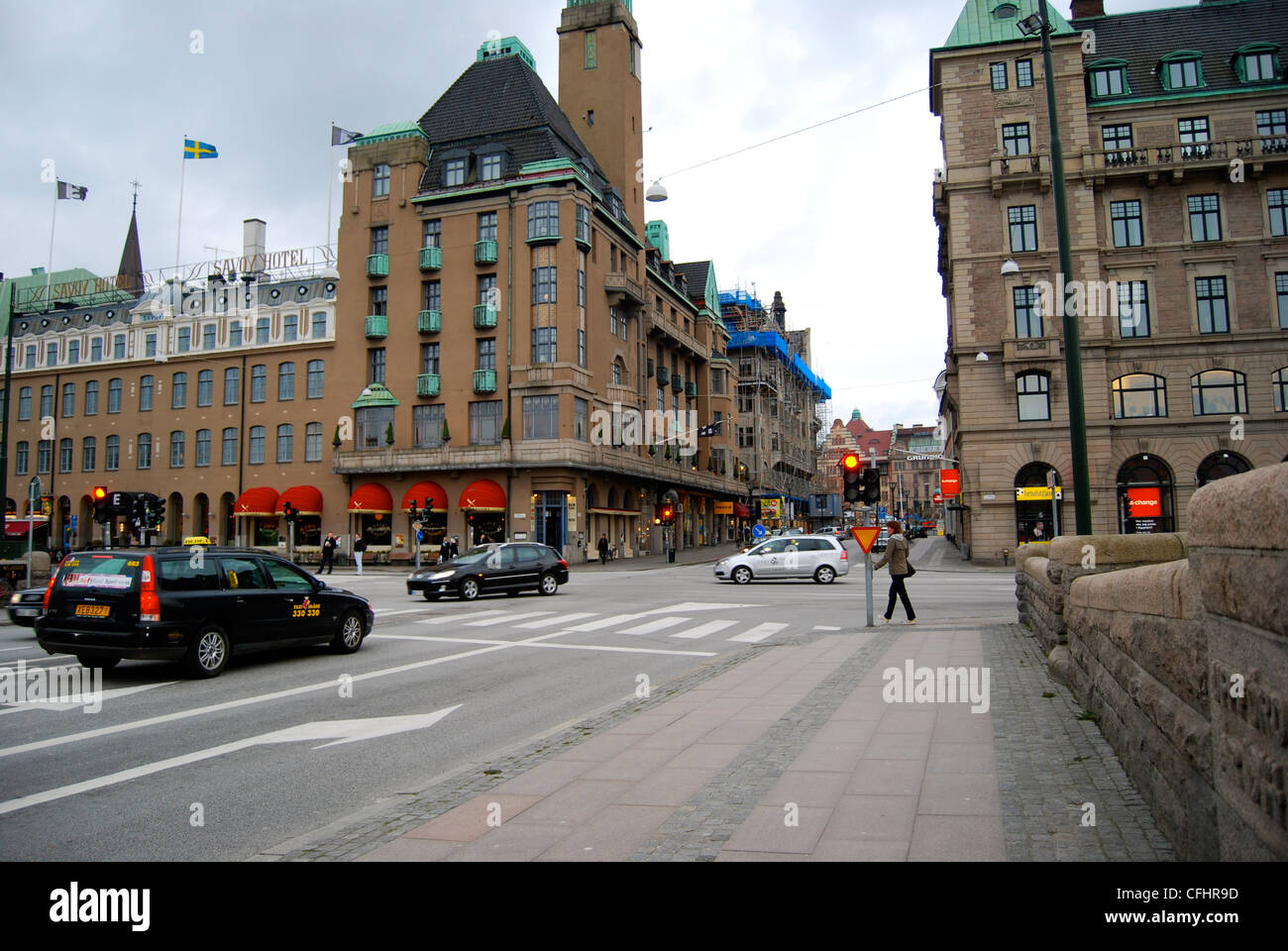 City street in Malmo, Sweden Stock Photo - Alamy