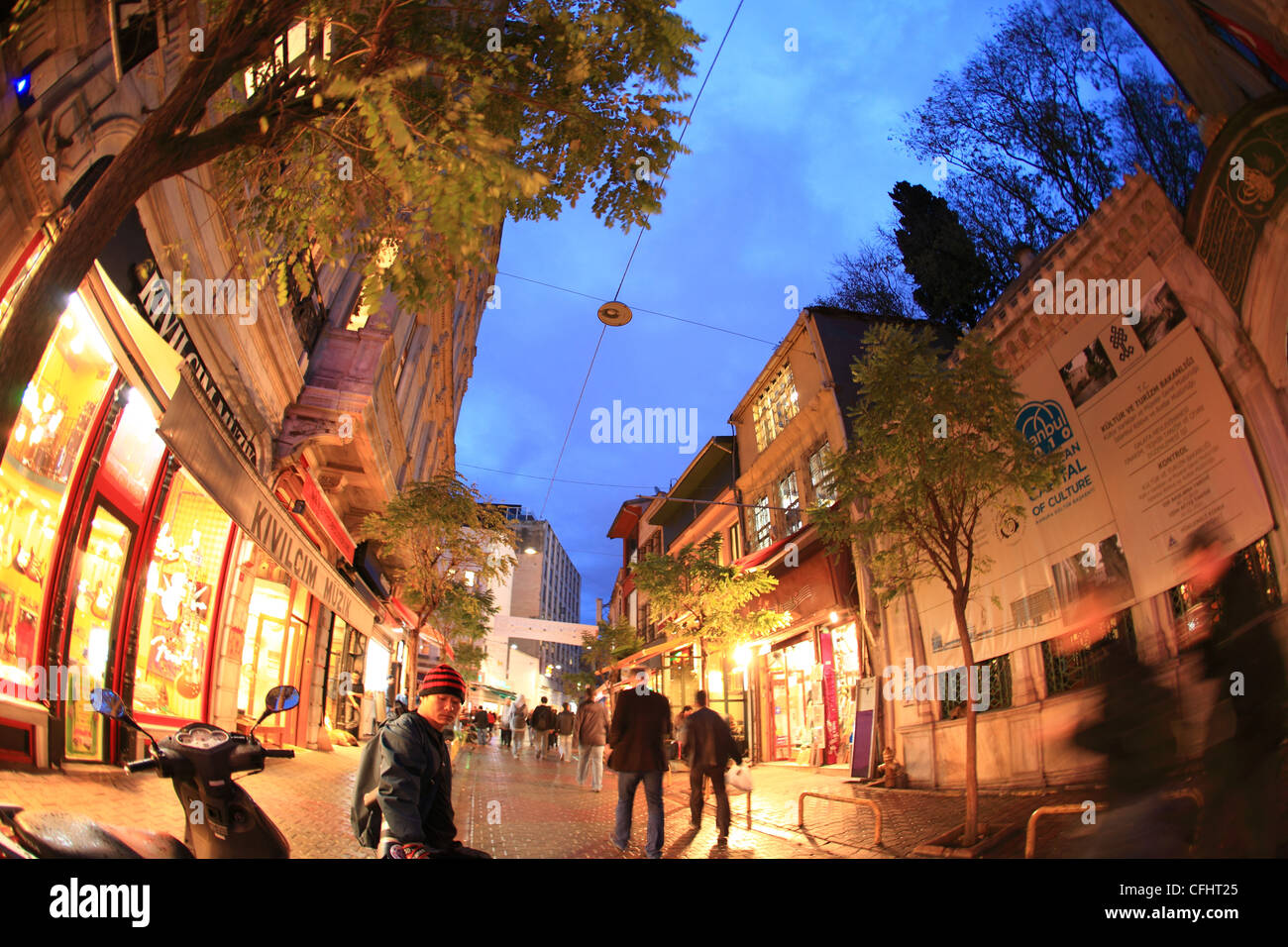 Night view of the Istanbul City, Turkey Stock Photo - Alamy