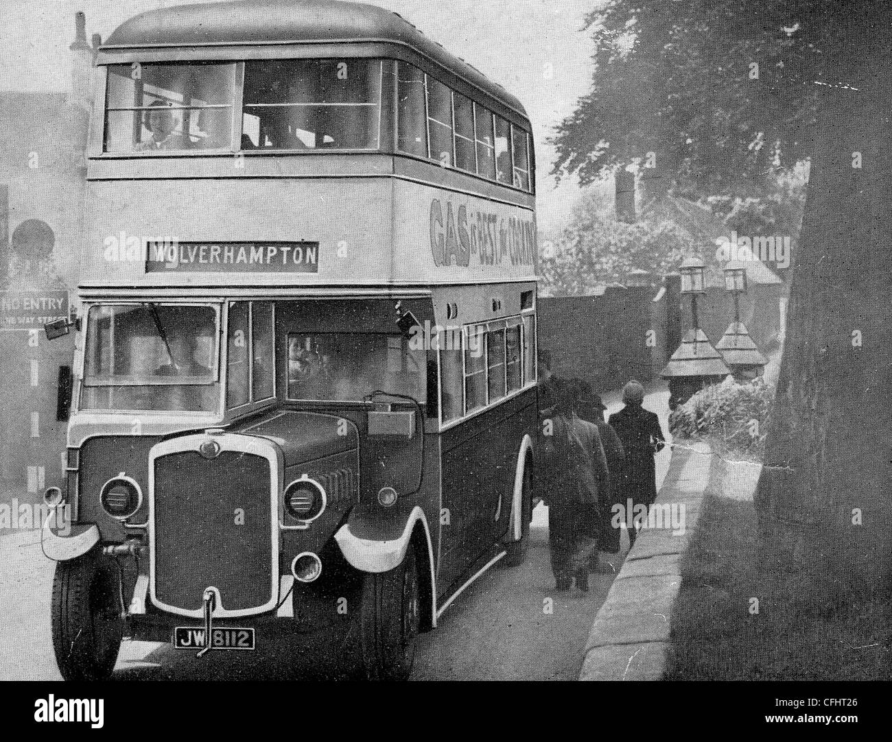 Guy Motor Bus, Wolverhampton, 1930s Stock Photo - Alamy
