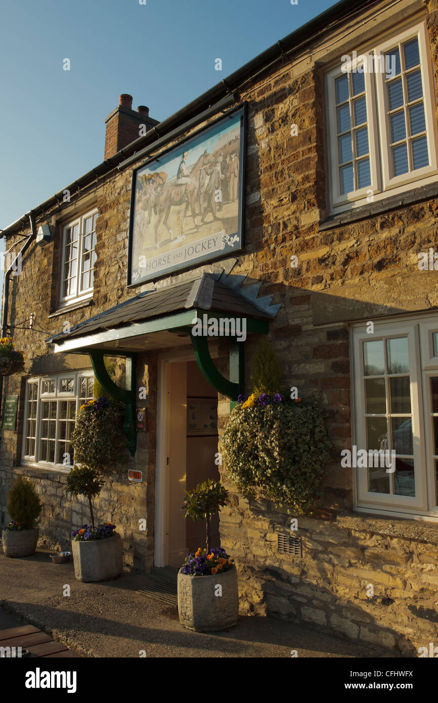 The Horse and Jockey public house, Manton, Rutland, England, UK Stock ...
