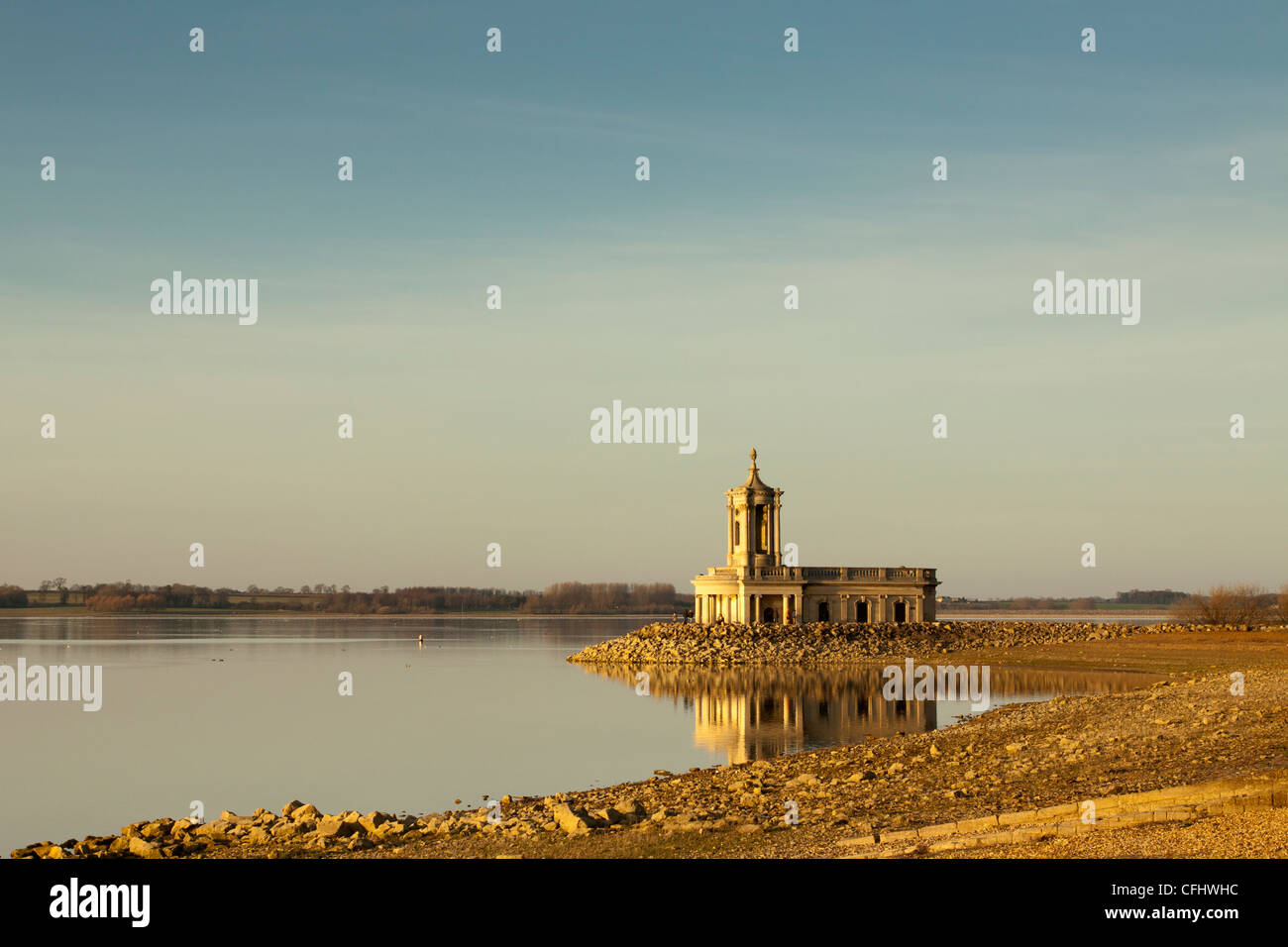 Normanton Church, Rutland water, Rutland, England, UK Stock Photo - Alamy