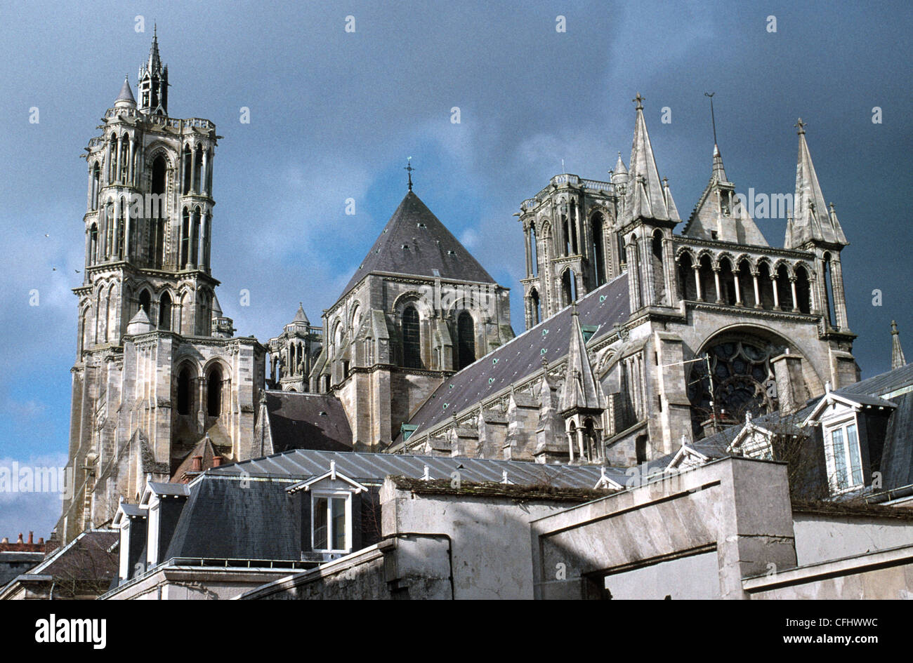 Cathedrale Notre Dame De Laon High Resolution Stock Photography and ...