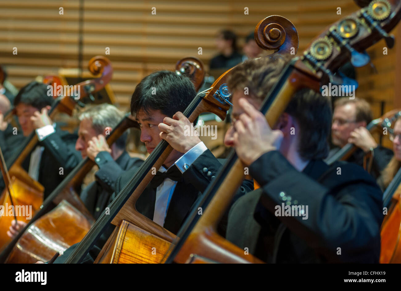 Paris, France, North Korean Symphony Orchestra "the Unhasu Orchestra ...