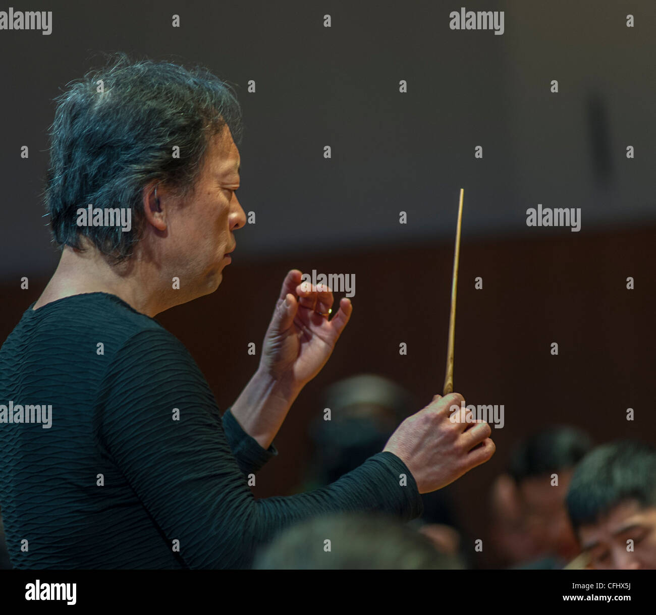 Paris, France, Portrait, Korean Symphony Orchestra "the Unhasu ...