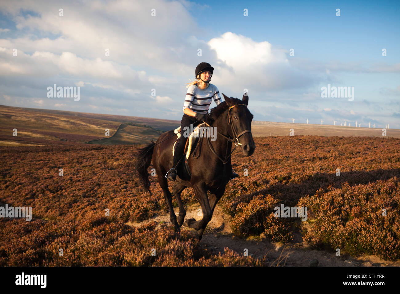 Riding on moors hi-res stock photography and images - Alamy