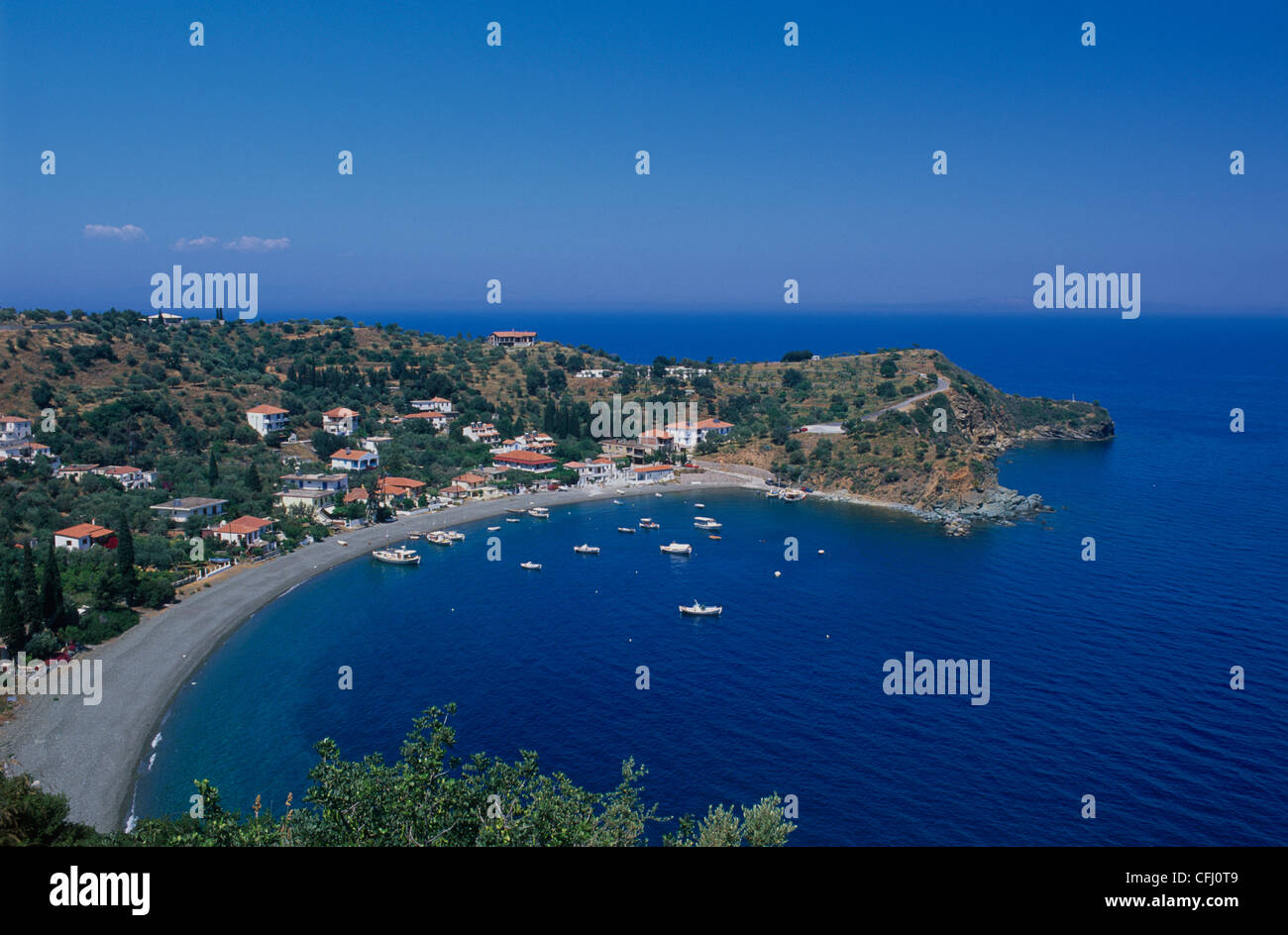 Bay at the Eastern Coast of the Peloponnese Stock Photo - Alamy