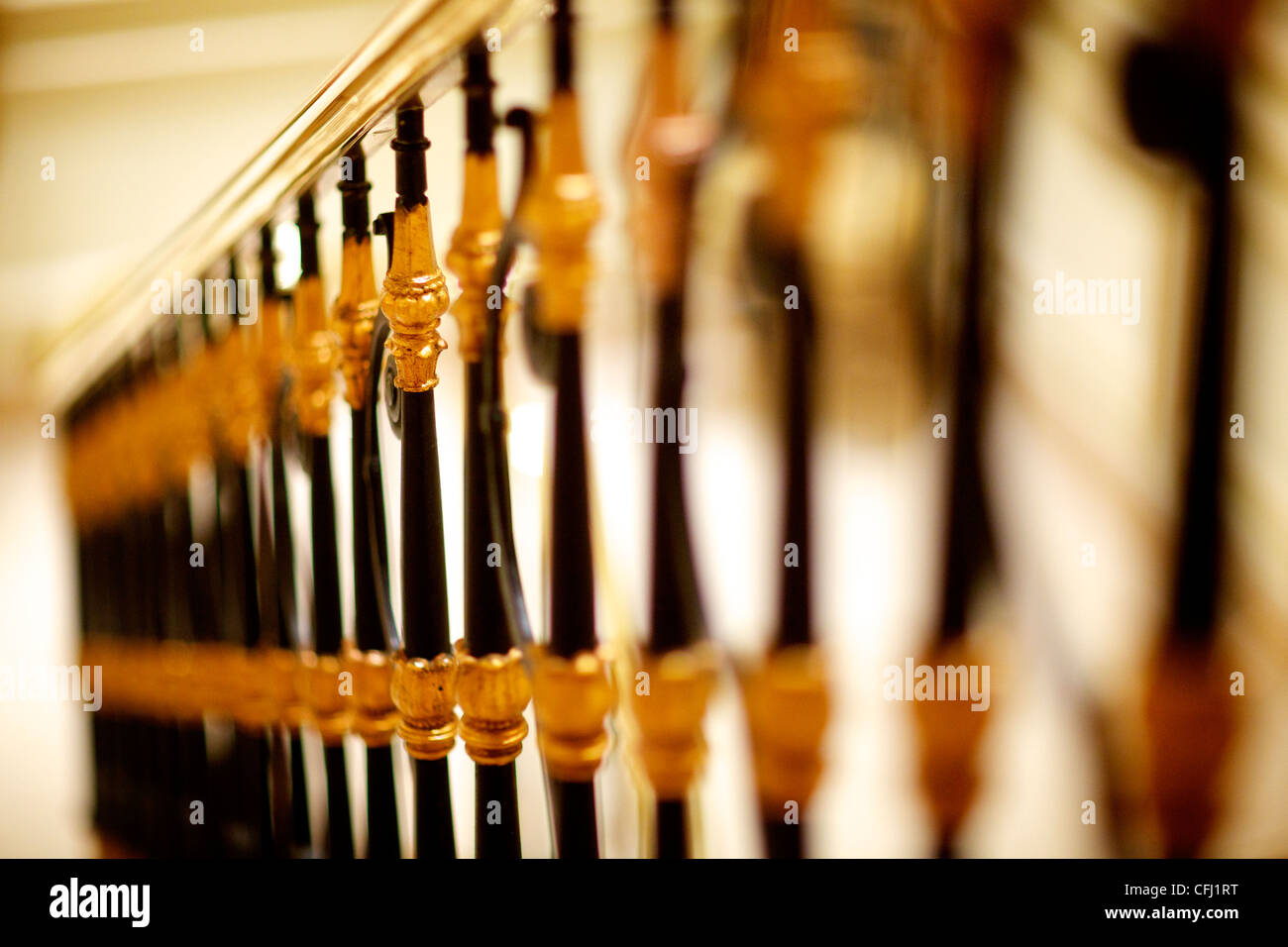 Gold railings hi-res stock photography and images - Alamy