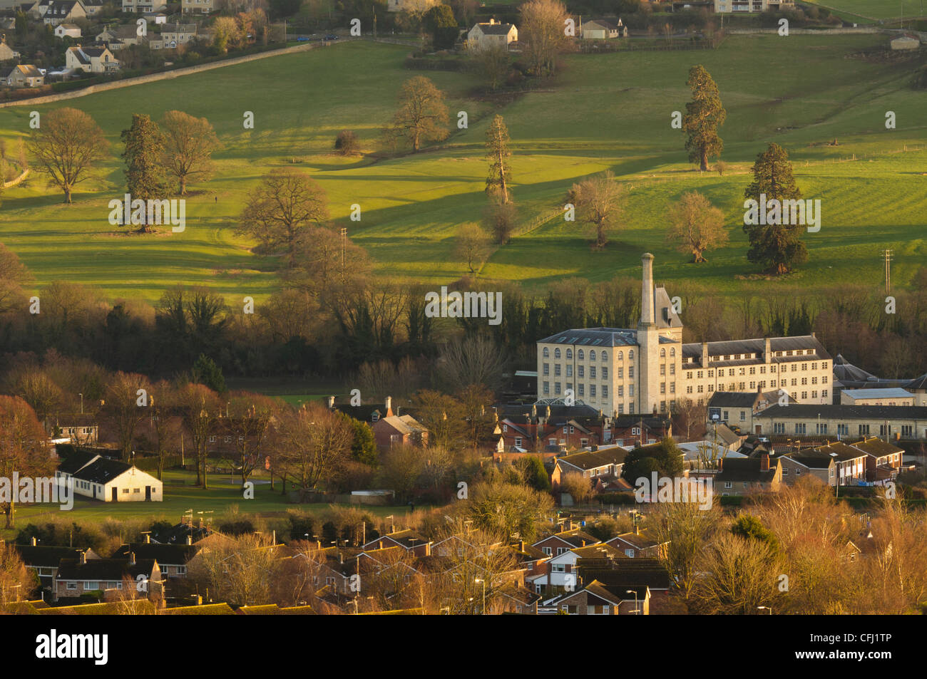Ebley Mill and its surrounding area, Stroud, Gloucestershire, UK Stock ...
